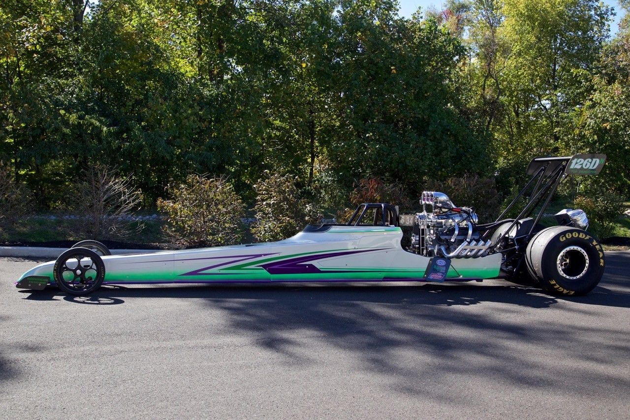 235 INCH ED QUAY REAR ENGINE DRAGSTER for sale