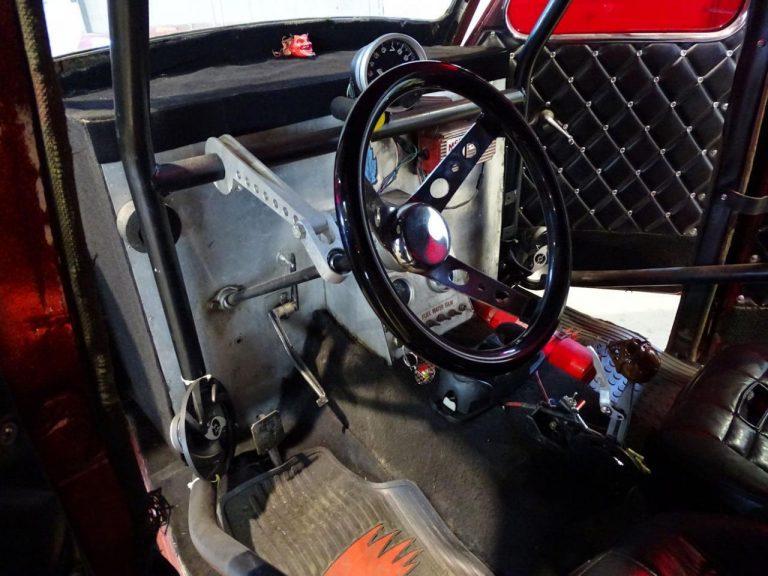 Red 1948 Austin Gasser Sedan V8 3 Speed for sale