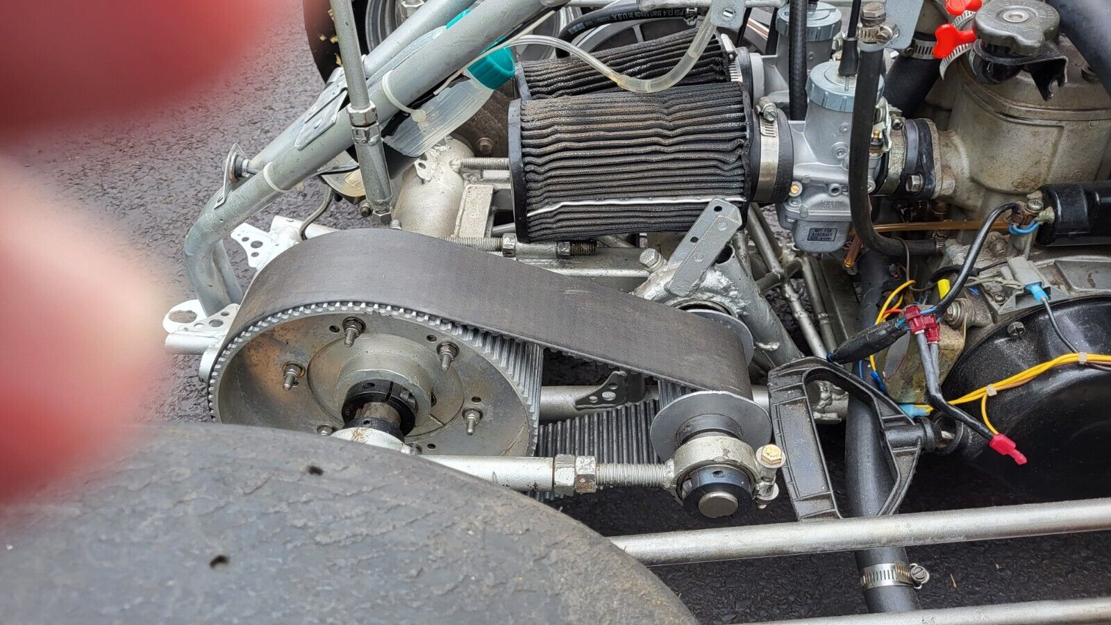 RED Devil RACE CAR And Custom Trailer, Complete Package for sale