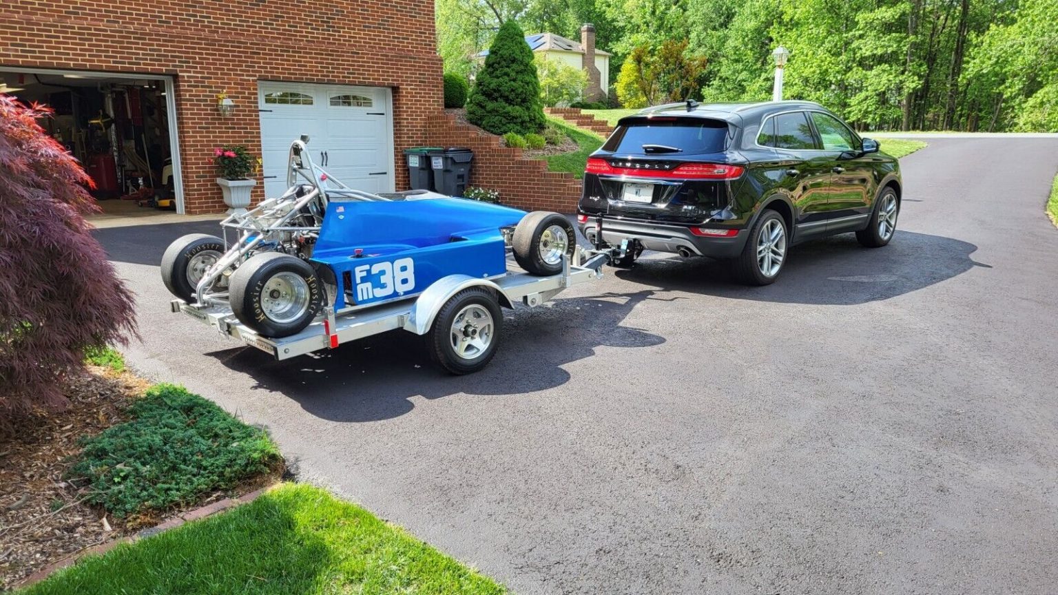 RED Devil RACE CAR And Custom Trailer, Complete Package for sale