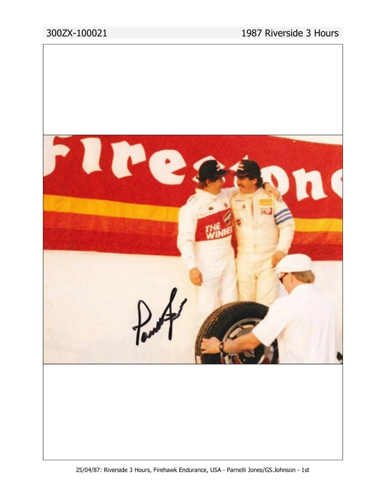 1986 Nissan 300ZX Turbo IMSA GS Firehawk, Parnelli Jones RACE CAR for sale